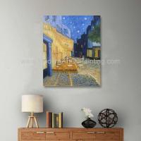China Van Gogh Cafe Terrace At Night , Countryside Van Gogh Canvas Reproductions for sale