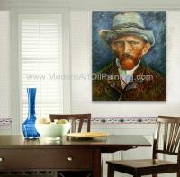 China Vincent Van Gogh Paintings Self Portrait Reproduction On Canvas For House Decor for sale