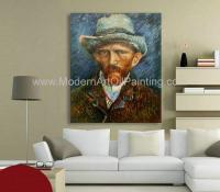 China Vincent Van Gogh Paintings Self Portrait Reproduction On Canvas For House Decor for sale