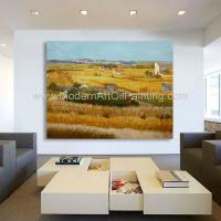 China Yellow Vincent Van Gogh Oil Paintings Harvest Oil Painting On Canvas for sale
