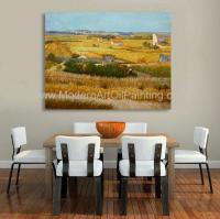 China Yellow Vincent Van Gogh Oil Paintings Harvest Oil Painting On Canvas for sale