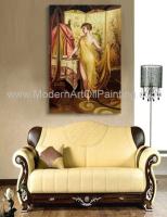 China Classic Nude Female Oil Painting Reproduction Hand Painted People Oil Painting for sale