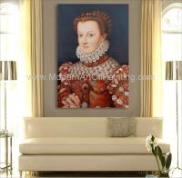 China Royal Lady People Oil Painting Reproduction Noble Palace Oil Painting For Home Decor for sale