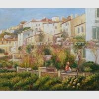 China Custom Pierre Auguste Renoir Oil Paintings Reproduction Terrace at Cagnes for sale