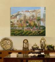 China Custom Pierre Auguste Renoir Oil Paintings Reproduction Terrace at Cagnes for sale