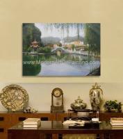 China Hand Painted Claude Monet Oil Paintings Chinese Landscape Oil Paintings for sale