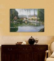 China Hand Painted Claude Monet Oil Paintings Chinese Landscape Oil Paintings for sale