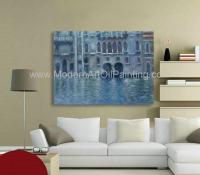 China Canvas Claude Monet Oil Paintings Reproduction Palazzo Da Mula At Venice Wall Decor for sale