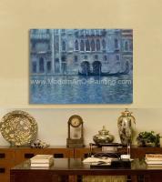 China Canvas Claude Monet Oil Paintings Reproduction Palazzo Da Mula At Venice Wall Decor for sale