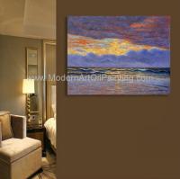 China Impressionism Claude Monet Oil Paintings Reproduction Sunrise Seascape Oil Paintings for sale