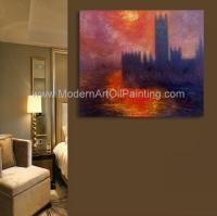 China Old Master Claude Monet Oil Paintings Houses of Parliament painting Hand Painted for sale