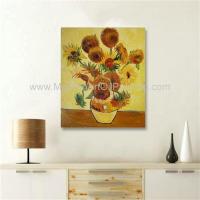 China Contemporary Sunflower Floral Oil Painting On Canvas Van Gogh Masterpiece Replicas for sale