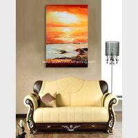China Hand Painted Abstract Acrylic Painting Landscape Wall Art For Home Decor for sale