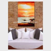 China Hand Painted Abstract Acrylic Painting Landscape Wall Art For Home Decor for sale