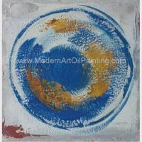 China Pattern Geometry Acrylic Abstract Modern Paintings On Canvas , 100 Hand Painted for sale