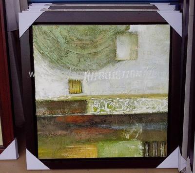 China Framed Acrylic Abstract Art Canvas Paintings Modern Wall Pieces For Living Room for sale