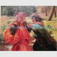 China Handmade Arabian Girl Oil Painting Reproduction Historical People Painting on canvas for sale