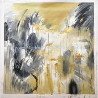 China Handmade Abstract Canvas Painting Thick Acrylic Oil Wall Art Paintings for sale