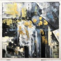 China Handmade Abstract Canvas Painting Thick Acrylic Oil Wall Art Paintings for sale