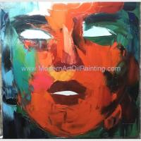 China Custom Oil Portrait Painting People Face Painting By Palette Knife for sale