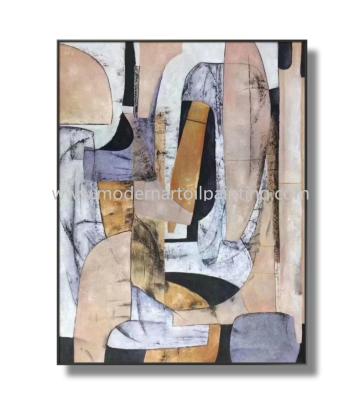 China Hand Painted Abstract Canvas Art Painting For Wall Decorative for sale
