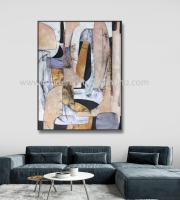 China Hand Painted Abstract Canvas Art Painting For Wall Decorative for sale