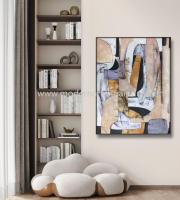 China Hand Painted Abstract Canvas Art Painting For Wall Decorative for sale