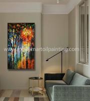 China Hand Painted Thick Palette Knife Oil Paintings Canvas For Interior Decoration for sale