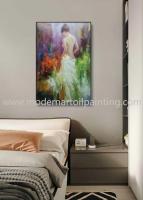 China Hand Painted Modern Canvas Woman Oil Painting For Interior Decoration 24