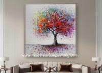 China Abstract Colorful Modern Art Oil Painting Hand Painted Tree Painting For Living Room 32