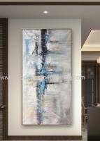 China Modern Palette Knife Oil Painting Abstract Acrylic Paintings For Bedroom for sale