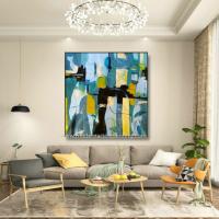 China Living Room Decorative Abstract Art Canvas Paintings Unframed Wall Art Oil Painting for sale