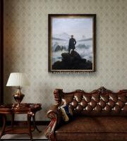 China Romanticism Hand Painted Canvas People Oil Painting For Bedroom for sale