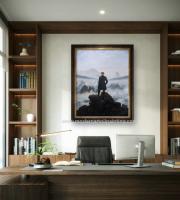 China Romanticism Hand Painted Canvas People Oil Painting For Bedroom for sale
