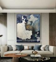 China OEM Acrylic Modern Abstract Art Canvas Paintings 5cm For Bedroom for sale