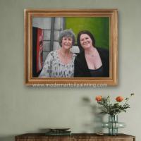 China Women Custom Oil Painting Portraits Handmade From Photograph for sale