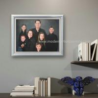 China Realistic Family People Custom Oil Portrait Canvas 5cm For House Decoration for sale