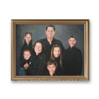 China Realistic Family People Custom Oil Portrait Canvas 5cm For House Decoration for sale
