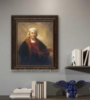 China People Self Portrait Painting Oil Reproduction Canvas For Living Room for sale