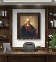China People Self Portrait Painting Oil Reproduction Canvas For Living Room for sale