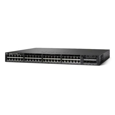 China WS - C3650 - 48PS - L Catalyst 3650 Switch 48 Port PoE Uplink LAN Base for sale