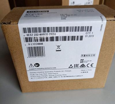 China 6ES7232-4HB32-0XB0 SIMATIC S7-1200 Analog Output Module SM 1232 2 AO PLC Module 6ES7 232-4HB32-0XB0 for sale