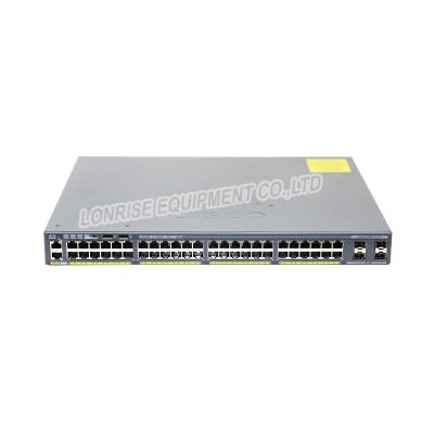 China Dram Optical Ethernet Network Switch WS-C2960X-48FPS-L Catalyst 2960-X for sale