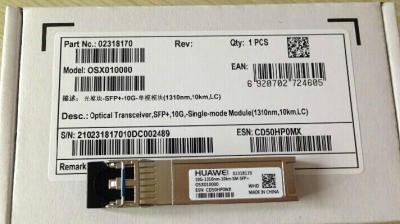 China 2km 100Base Huawei Fiber Optic SFP Module Digital Diagnostic Monitoring SFP-FE-SX-MM1310-A for sale