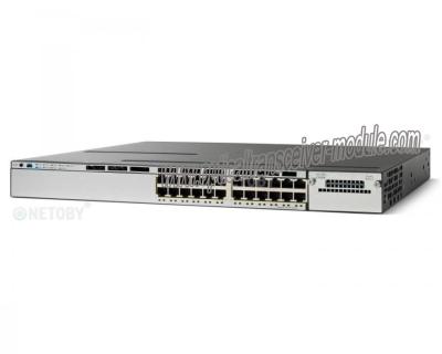 China Ethernet Network Switch WS-C3750X-24P-L 24 Port Cisco SFP Expansion Slot Type for sale
