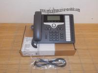 China Low Power Dissipation Cisco IP Phone Wideband Audio Performance Easy To Use for sale