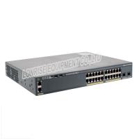 China Cisco WS-C2960X-24PD-L Catalyst 2960-X Switch 24 GigE PoE 370W 2 X 10G SFP+ LAN Base for sale