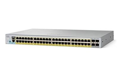 China WS-C2960L-48PQ-LL Cisco Catalyst 2960L Switch 48 Port GigE PoE+  4x10G SFP+  Lan Lite for sale