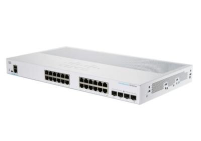 China CBS350-24P-4X  Cisco Business 350 Switch 24 10/100/1000 PoE+ Ports With 195W Power Budget  4 10 Gigabit SFP for sale