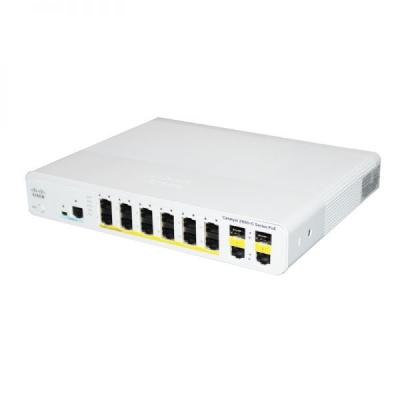 China WS C2960C 12PC L Catalyst 2960 C Series FE Switch 12 FE PoE 2 x Dual Uplink for sale
